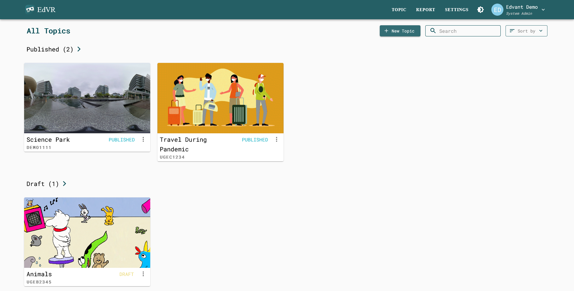 Scene Editor | EDVR User Guide